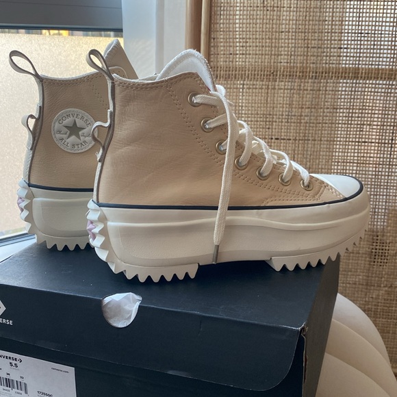 Converse | Shoes | Converse Run Star Hike Hi Earthy Tone Beige Color ...
